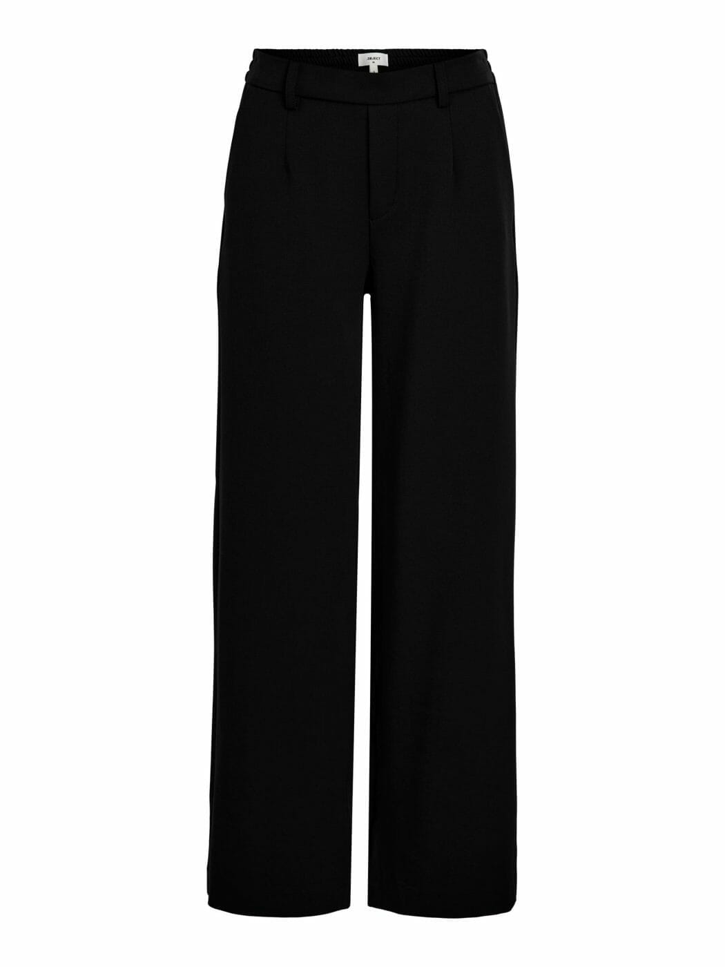 Object Lisa Wide Bukser Sort - Butik Friis